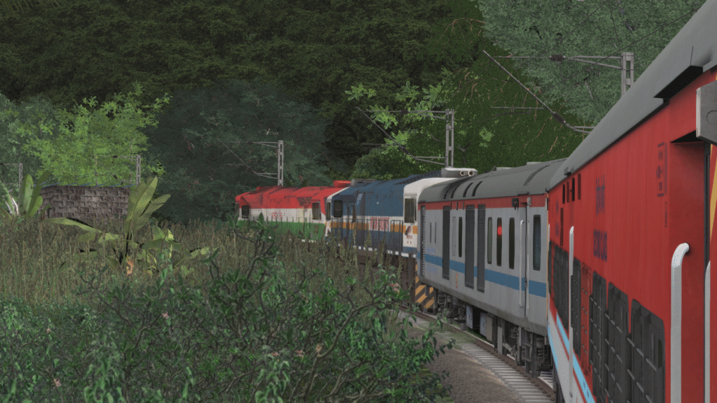 18048/Vasco-da-Gama - Shalimar Amaravati Express - SRPRAILADDONS