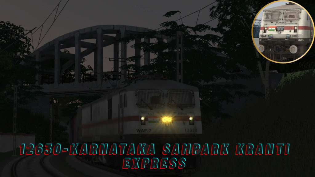 12630 Karnataka Sampark Kranti Express For SWR Goa Route - SRPRAILADDONS